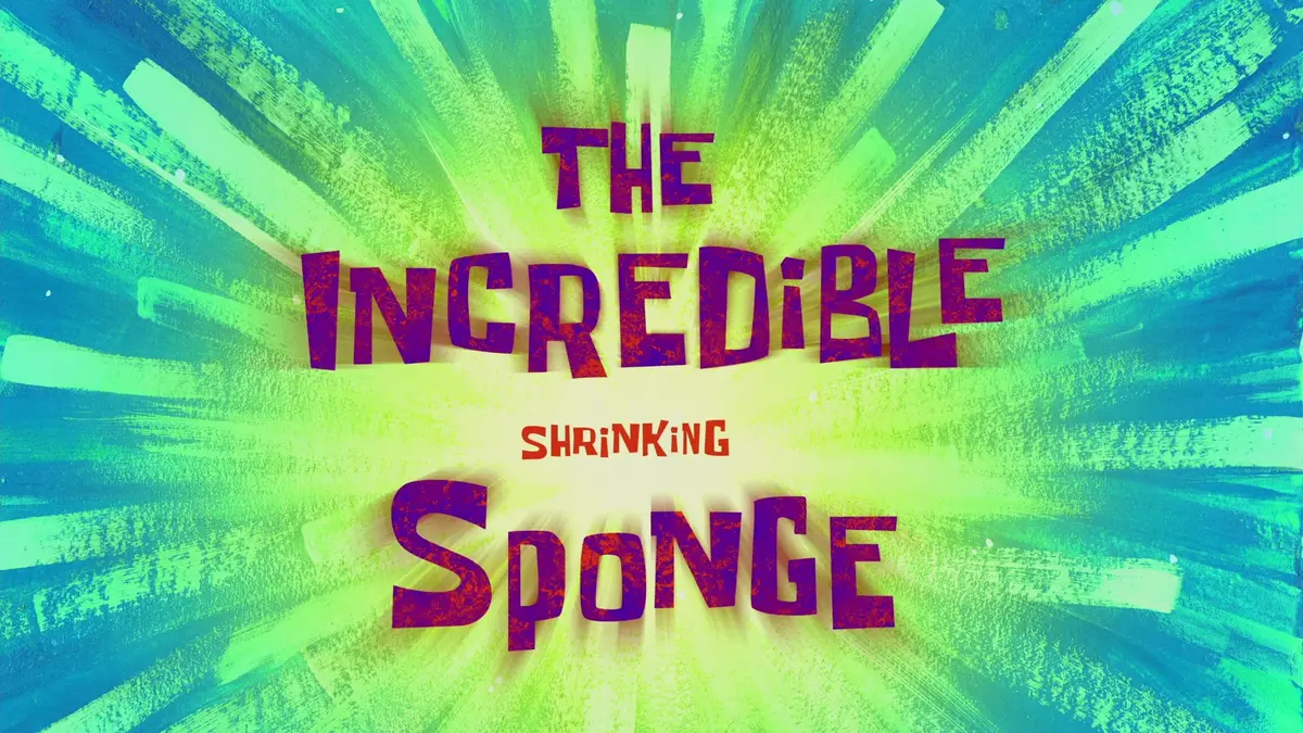 SpongeBob SquarePants/The Incredible Shrinking Sponge / Sportz ...