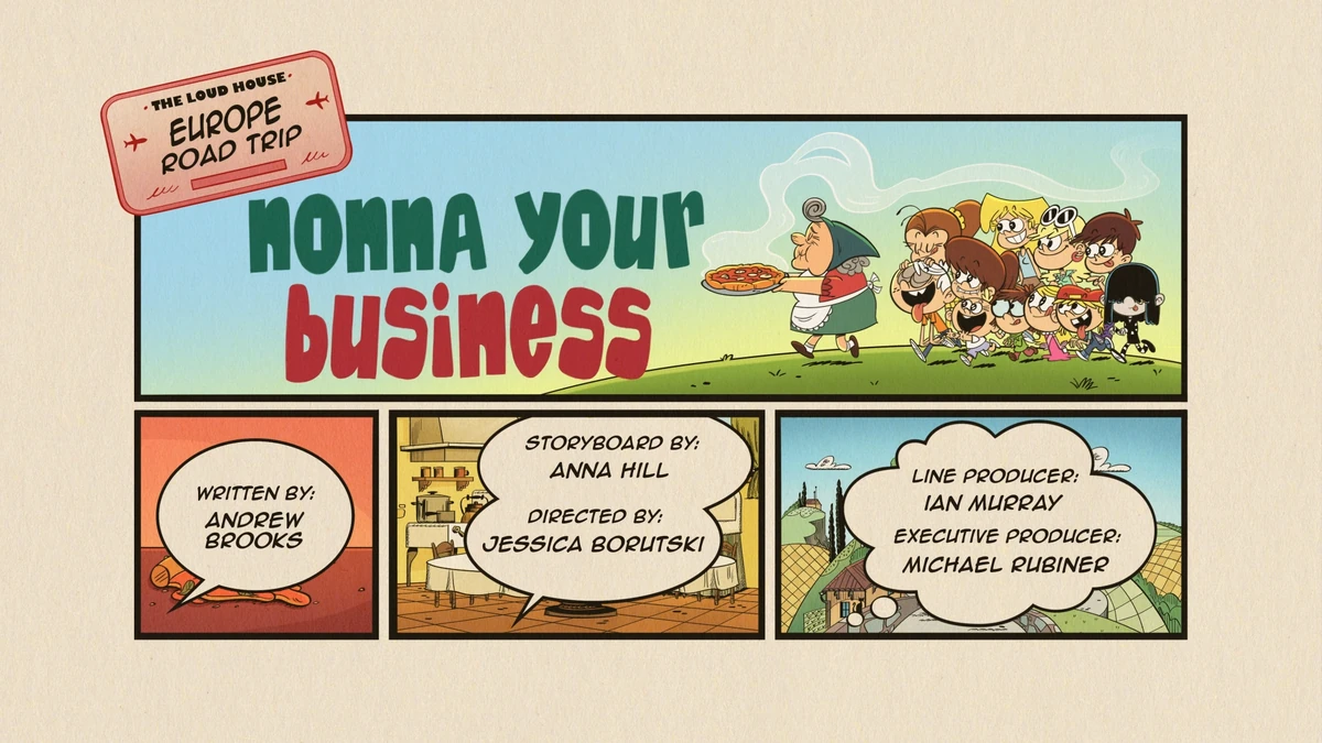 The Loud House/Europe Road Trip: Nonna Your Business / Europe Road Trip ...