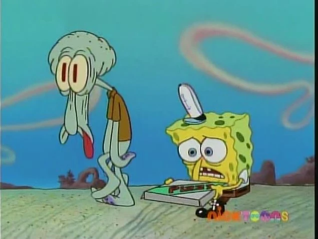Spongebob Krusty Krab Pizza Tired