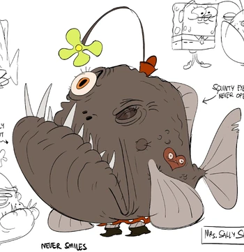 Mrs. Sally Spitoon | Nickverse Wiki | Fandom