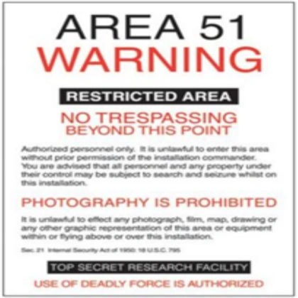 Area 51 Warning | Nico's Nextbots Fanmade Wiki | Fandom