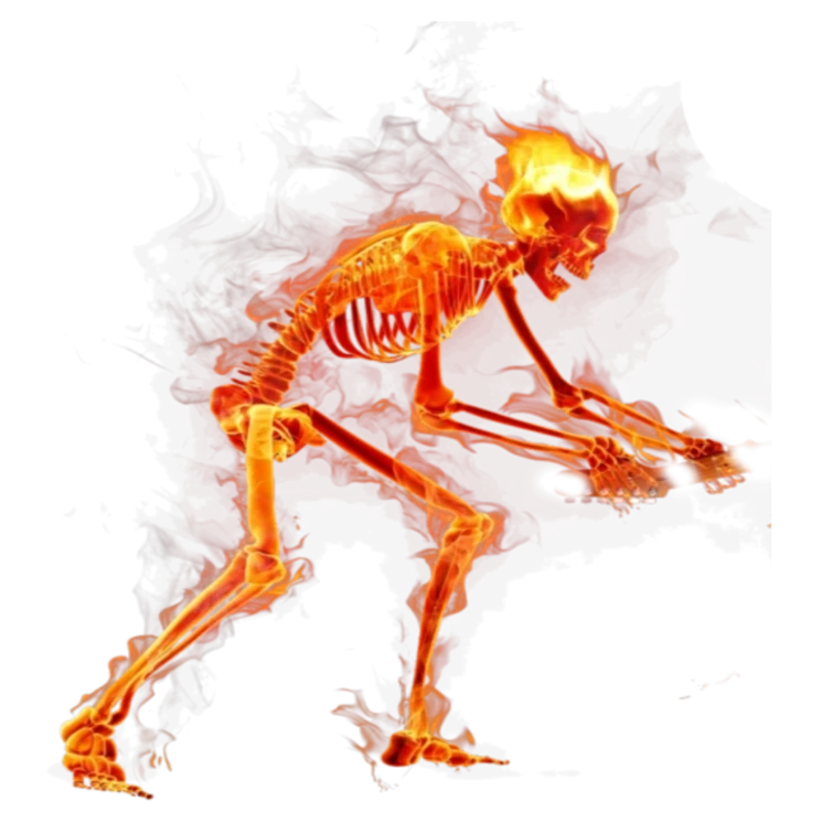 Fire skeleton | Nico's Nextbots Fanmade Wiki | Fandom
