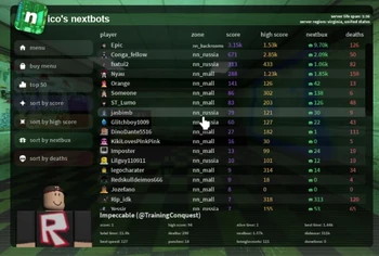 Leaderboard | Nico's Nextbots Wiki | Fandom