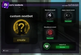 buy menu | Nico's Nextbots Wiki | Fandom