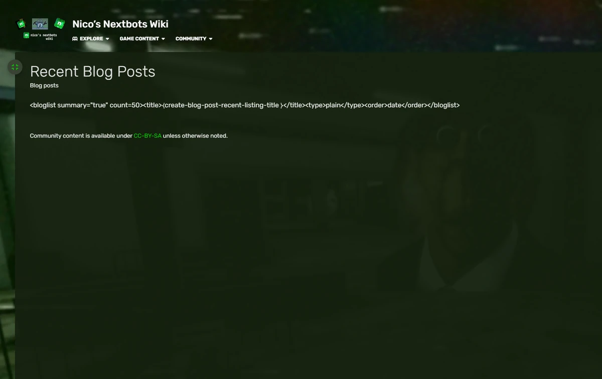 User blog:Vhydey/recent blog posts page | Nico's Nextbots Wiki | Fandom