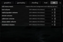 settings | Nico's Nextbots Wiki | Fandom