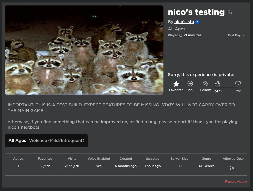 nico's testing | Nico's Nextbots Wiki | Fandom