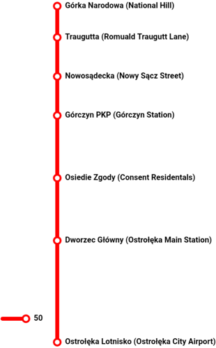 Premetro Route 50 | Nid's Buses & Trams Wiki | Fandom