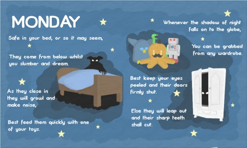 Monday | Night Blights Wikia | Fandom