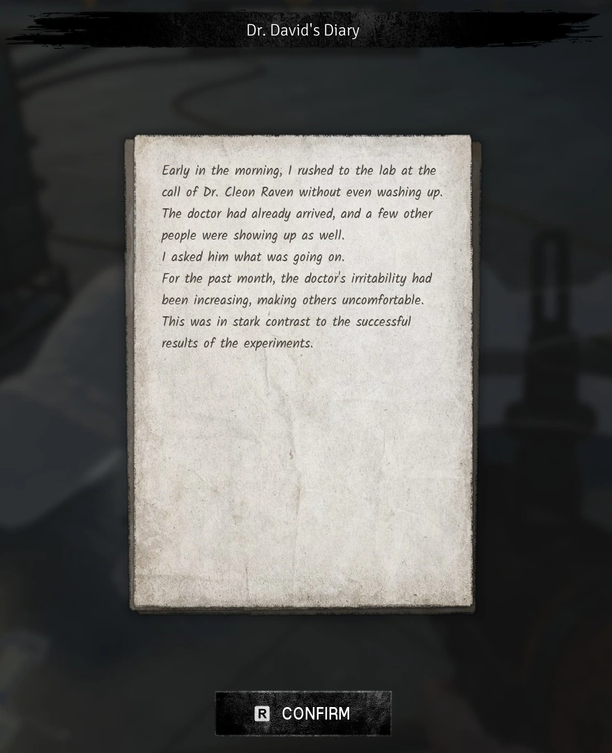 Dr. David's Diary | Night of the Dead Wiki | Fandom