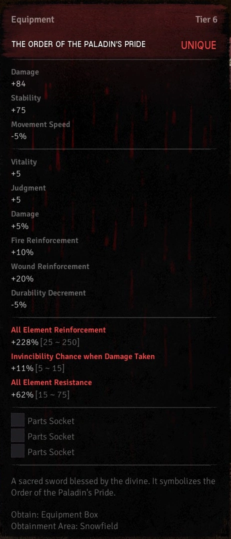 The Order of the Paladin's Pride | Night of the Dead Wiki | Fandom