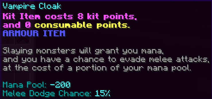 Vampire Cloak | NightfallMC Wiki | Fandom