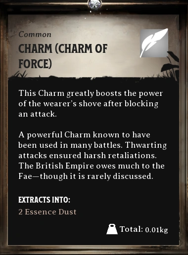 Charm of Force | Nightingale Wiki | Fandom