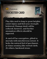 Trickster Card | Nightingale Wiki | Fandom