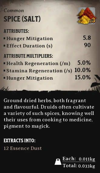 Spice (Salt) | Nightingale Wiki | Fandom