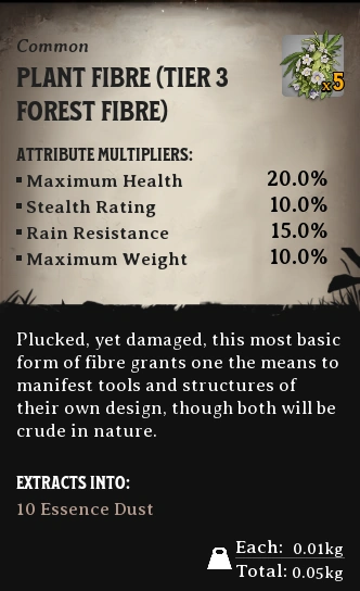 Plant Fibre (Tier 3 Forest Fibre) | Nightingale Wiki | Fandom
