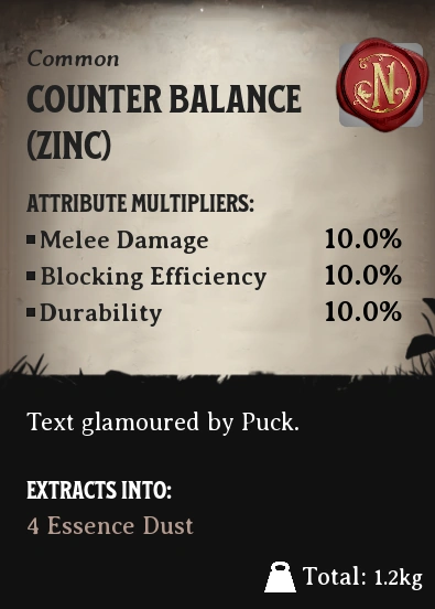 Counter Balance | Nightingale Wiki | Fandom