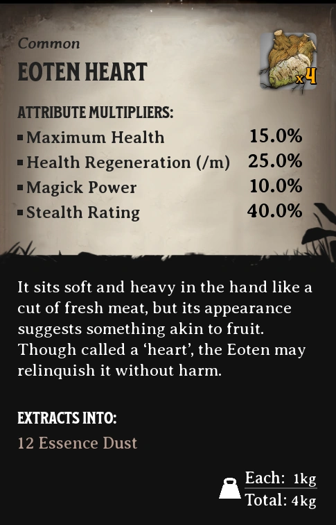 Eoten Heart | Nightingale Wiki | Fandom