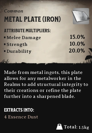 Metal Plate | Nightingale Wiki | Fandom