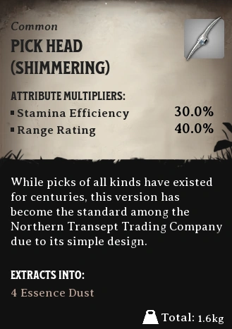 Pick Head | Nightingale Wiki | Fandom