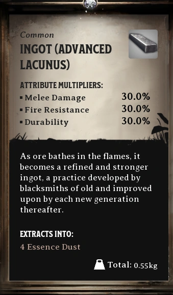 Ingot (Advanced Lacunus) | Nightingale Wiki | Fandom