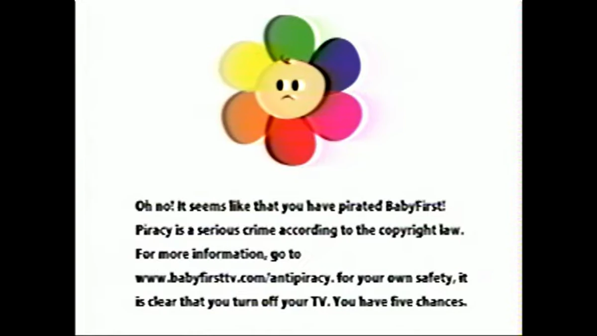 BabyFirst TV Anti-Piracy Screen | Nightmare Logos Wiki | Fandom
