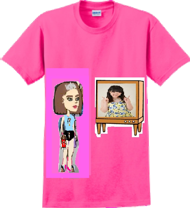 T-shirt with Sarray watch TV with Momo Watanable | Nikolas-Lukas Wiki ...