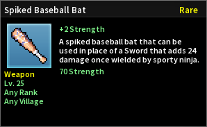 Spiked Baseball Bat | Nin Online Wiki | Fandom