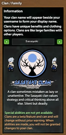 Clans | Nin Online Wiki | Fandom