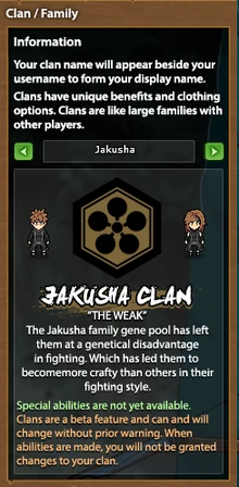 Clans | Nin Online Wiki | Fandom