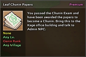 Leaf Chunin Papers | Nin Online Wiki | Fandom