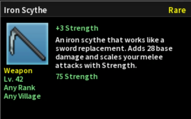 Iron Scythe | Nin Online Wiki | Fandom