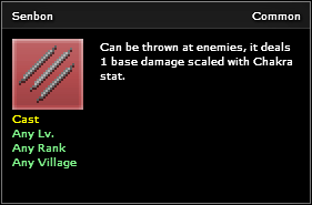 Senbon | Nin Online Wiki | Fandom