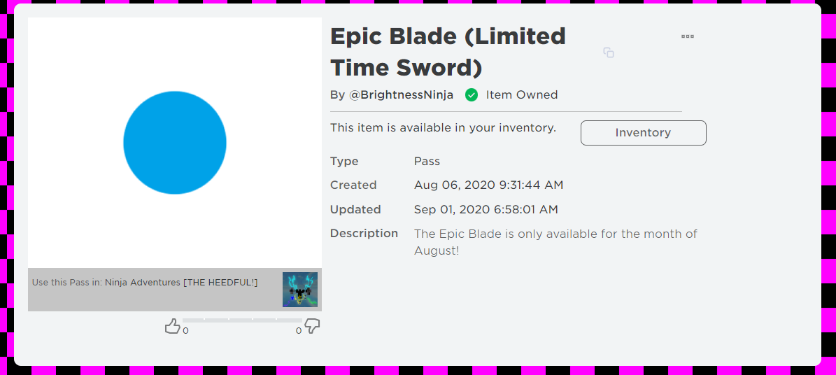 Epic Blade | Ninja Adventures Wiki | Fandom