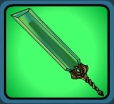 S06 Green Crystal Broadsword | Ninja Rift Wiki | Fandom
