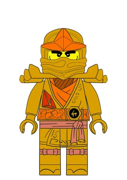 how to draw the golden ninja step by step