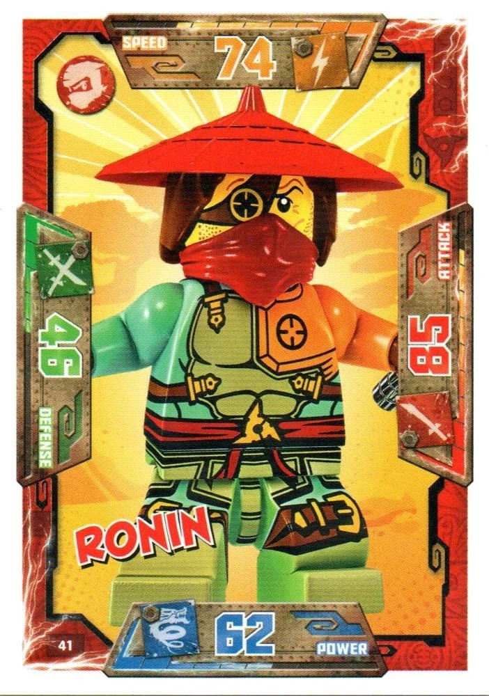 Card 41 - Ronin (TCG S1) | Ninjago Wiki | Fandom