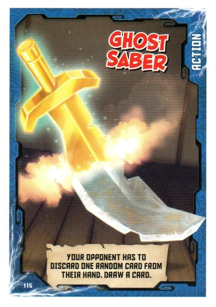 Card 115 - Ghost Saber (TCG S1) | Ninjago Wiki | Fandom