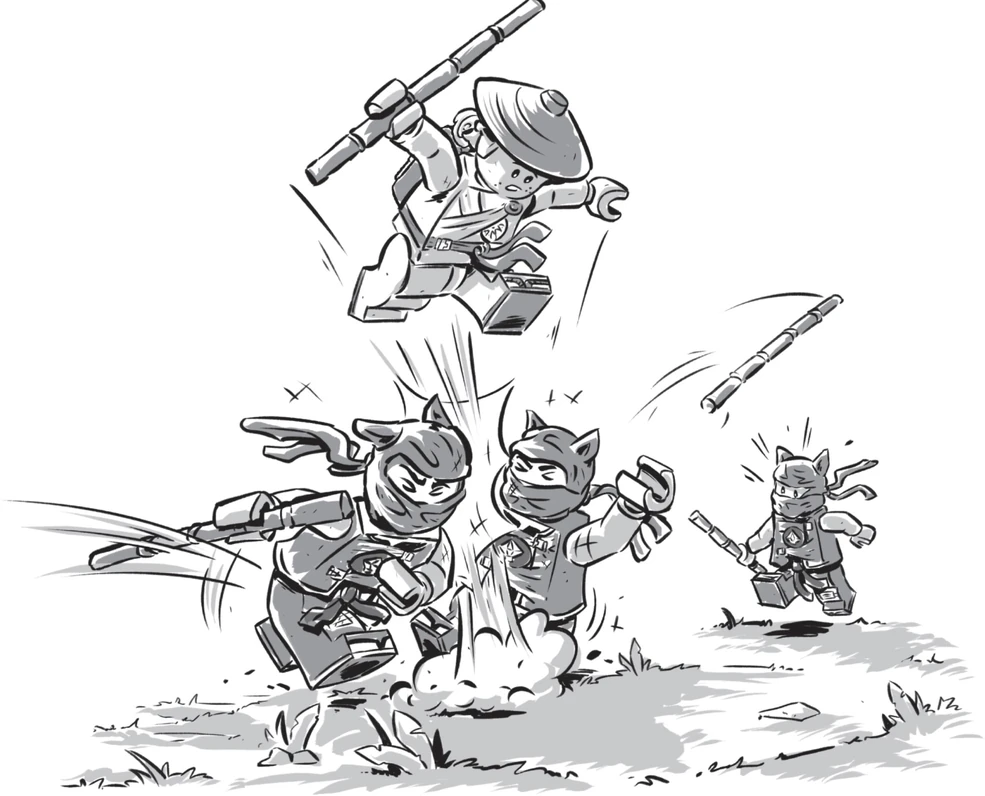 ninjago coloring pages kai 2015 airport