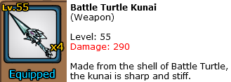 Battle Turtle Kunai | Ninja Saga Wiki | Fandom