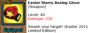 Easter Starry Boxing Glove | Ninja Saga Wiki | Fandom
