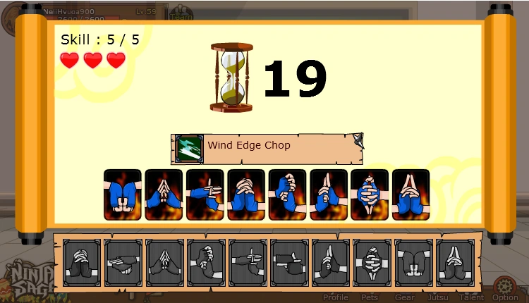 Hand seal test | Ninja Saga Wiki | Fandom