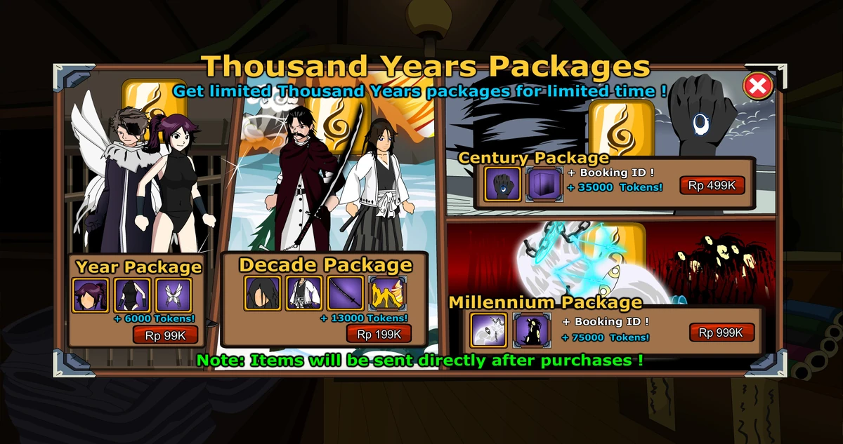 Thousand Years Packages | Ninja Sage Wiki | Fandom