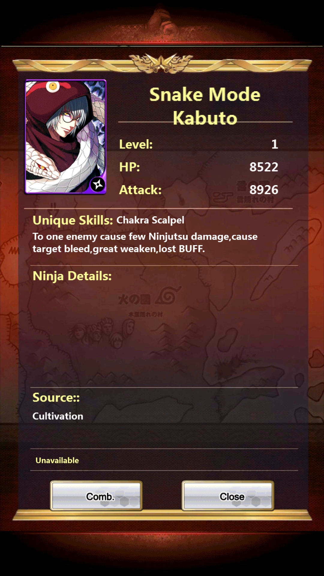 Snake Mode Kabuto (Purple) | Ninjutsu OL Wikia | Fandom