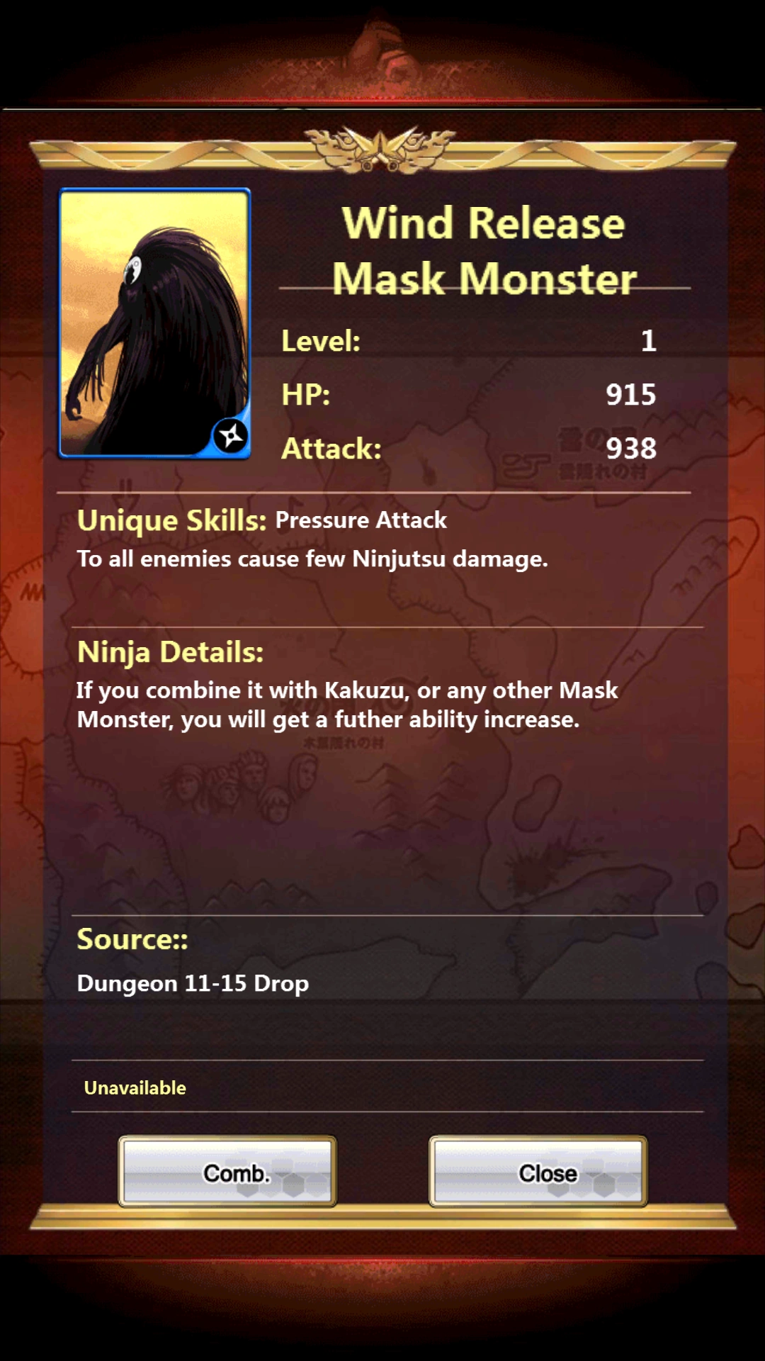 Wind Release Mask Monster (Blue) | Ninjutsu OL Wikia | Fandom