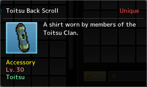 Toitsu Back Scroll | Nin Online Wiki | Fandom