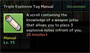 Triple Explosive Tag Manual | Nin Online Wiki | Fandom