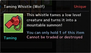 Taming Whistle | Nin Online Wiki | Fandom