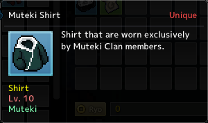 Muteki Shirt | Nin Online Wiki | Fandom