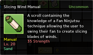 Slicing Wind Manual | Nin Online Wiki | Fandom